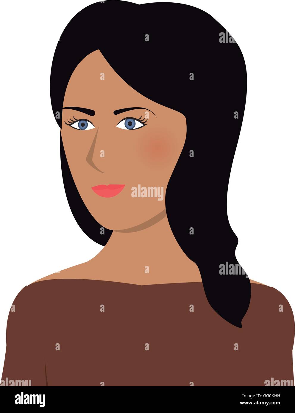 single woman icon Stock Vector Image & Art - Alamy