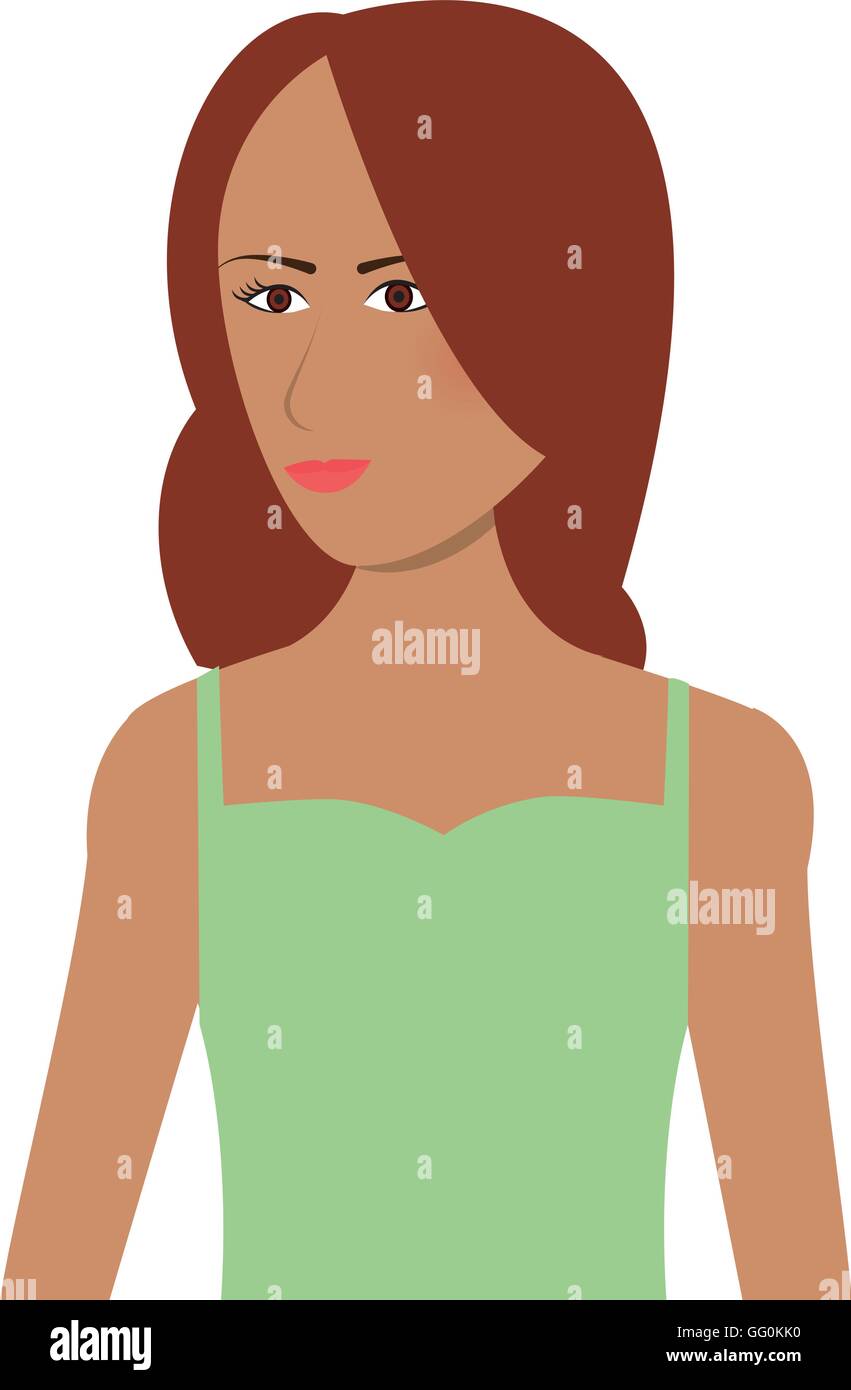 single woman icon Stock Vector Image & Art - Alamy