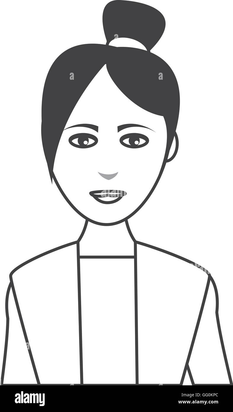 single woman icon Stock Vector Image & Art - Alamy