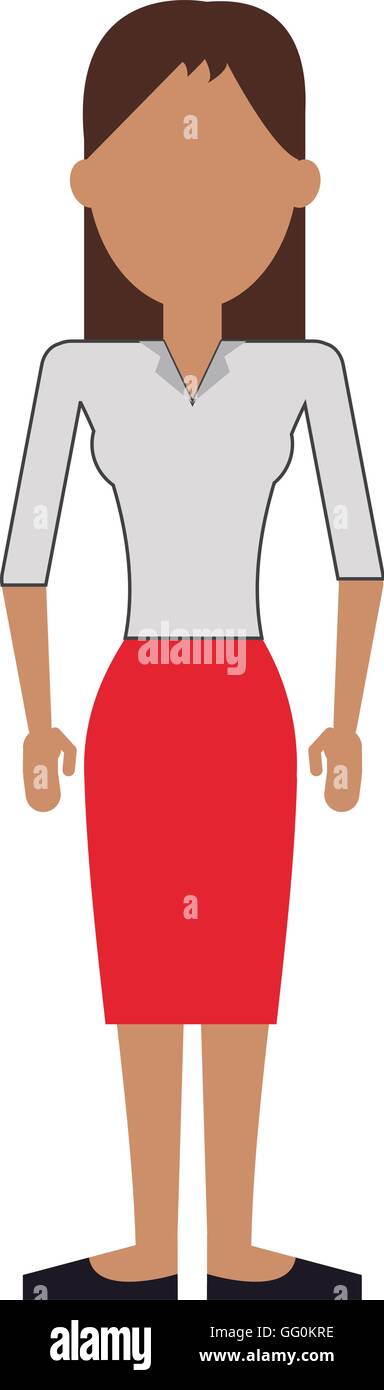 single woman icon Stock Vector Image & Art - Alamy