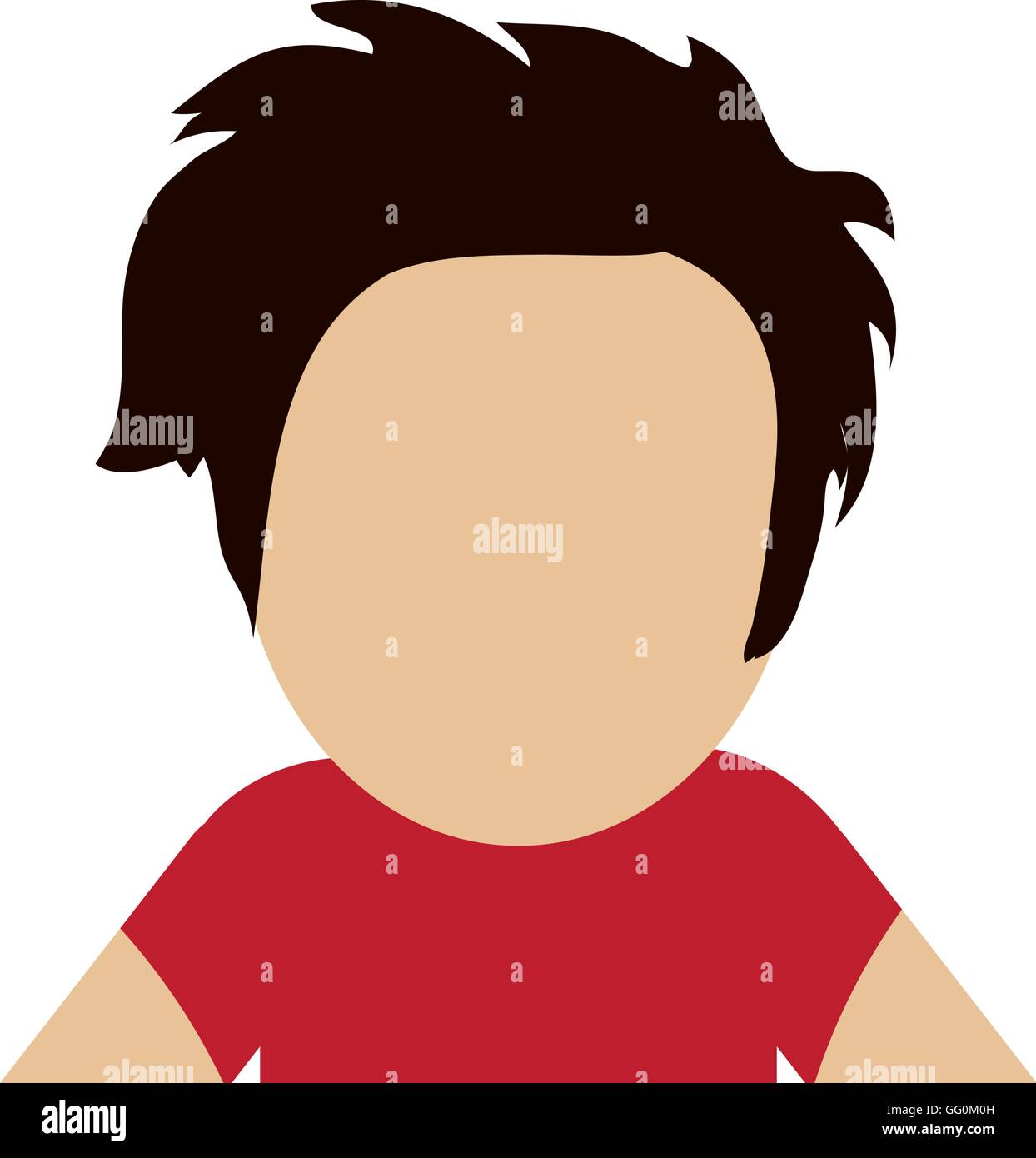faceless head of man icon Stock Vector Image & Art - Alamy