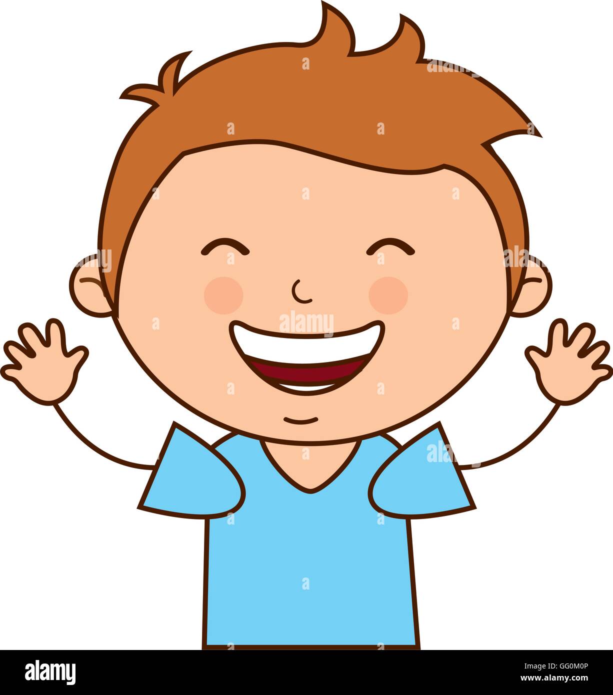 little boy smile icon Stock Vector Image & Art - Alamy