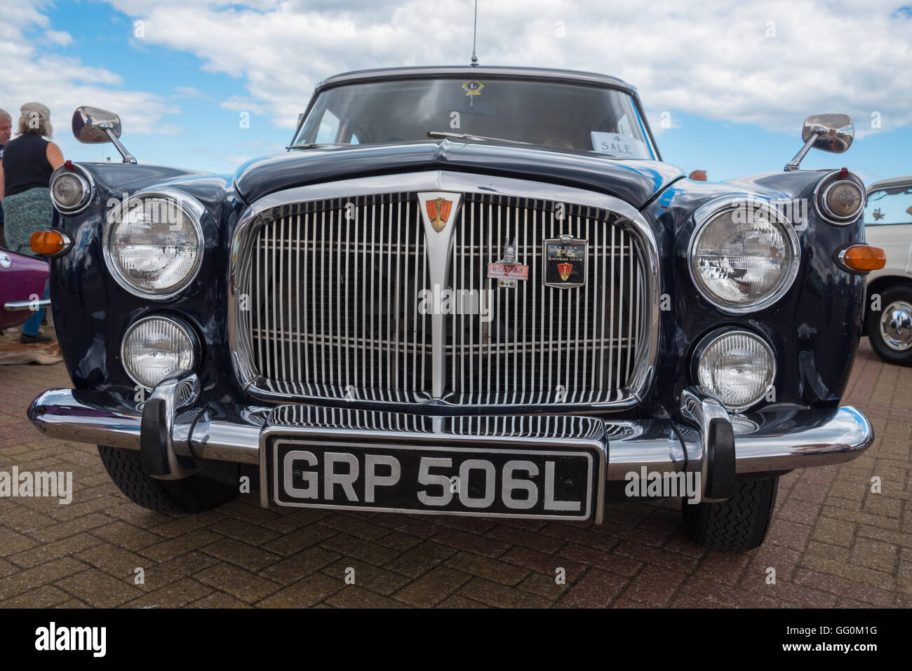 Classic british rover front end Stock Photo - Alamy