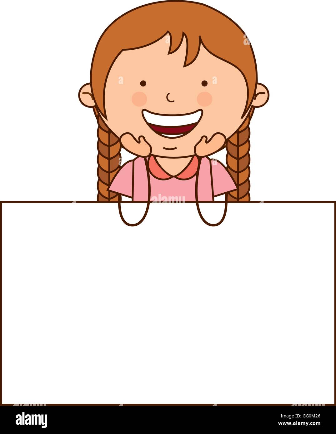 little girl smile icon Stock Vector Image & Art - Alamy