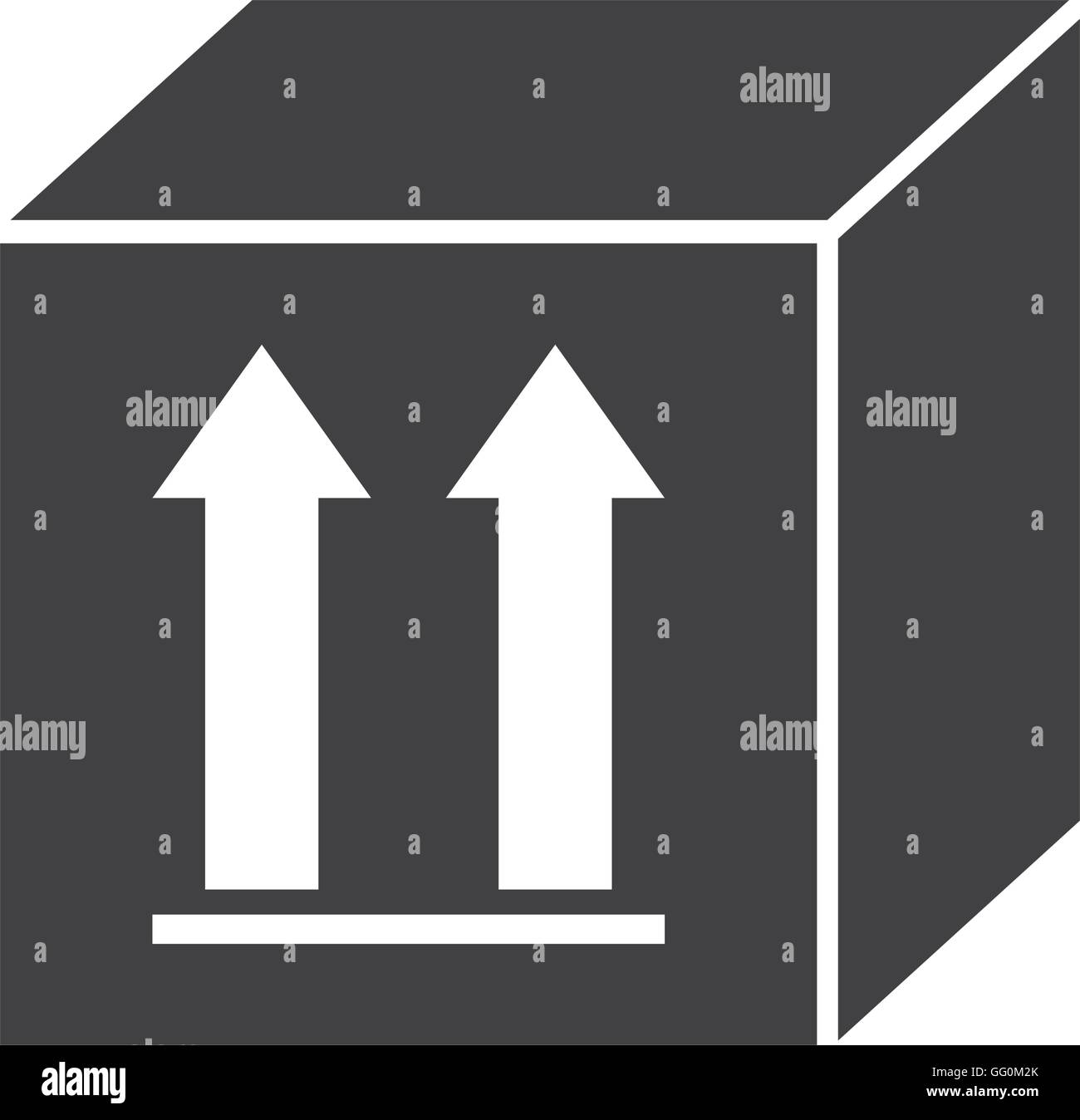 box carton silhouette icon Stock Vector Image & Art - Alamy