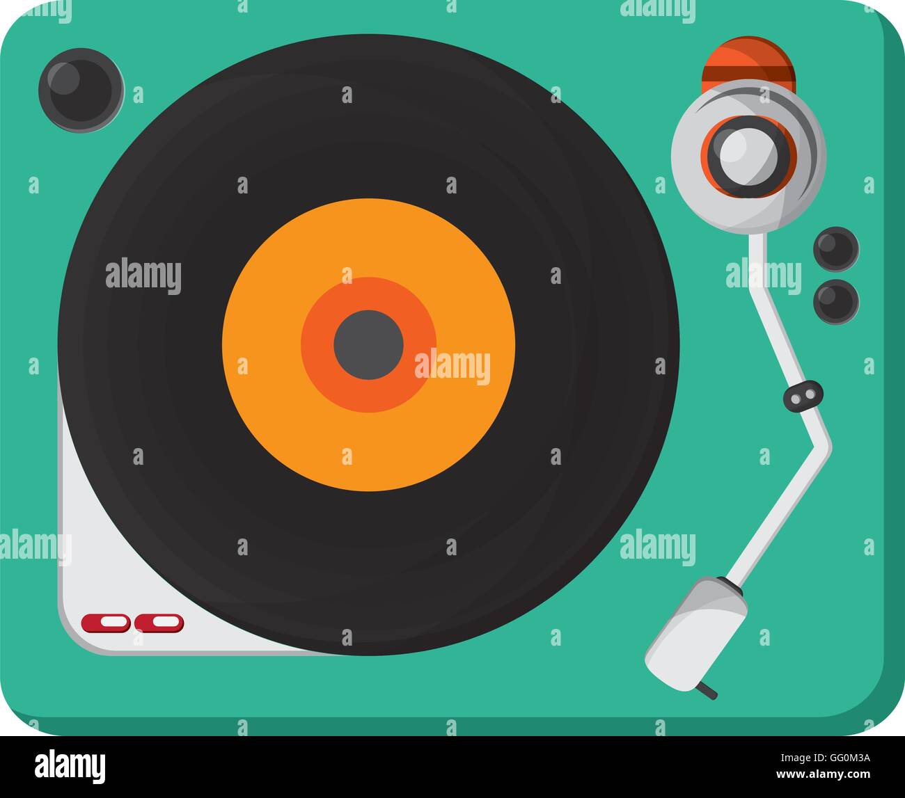 single gramophone icon Stock Vector Image & Art - Alamy
