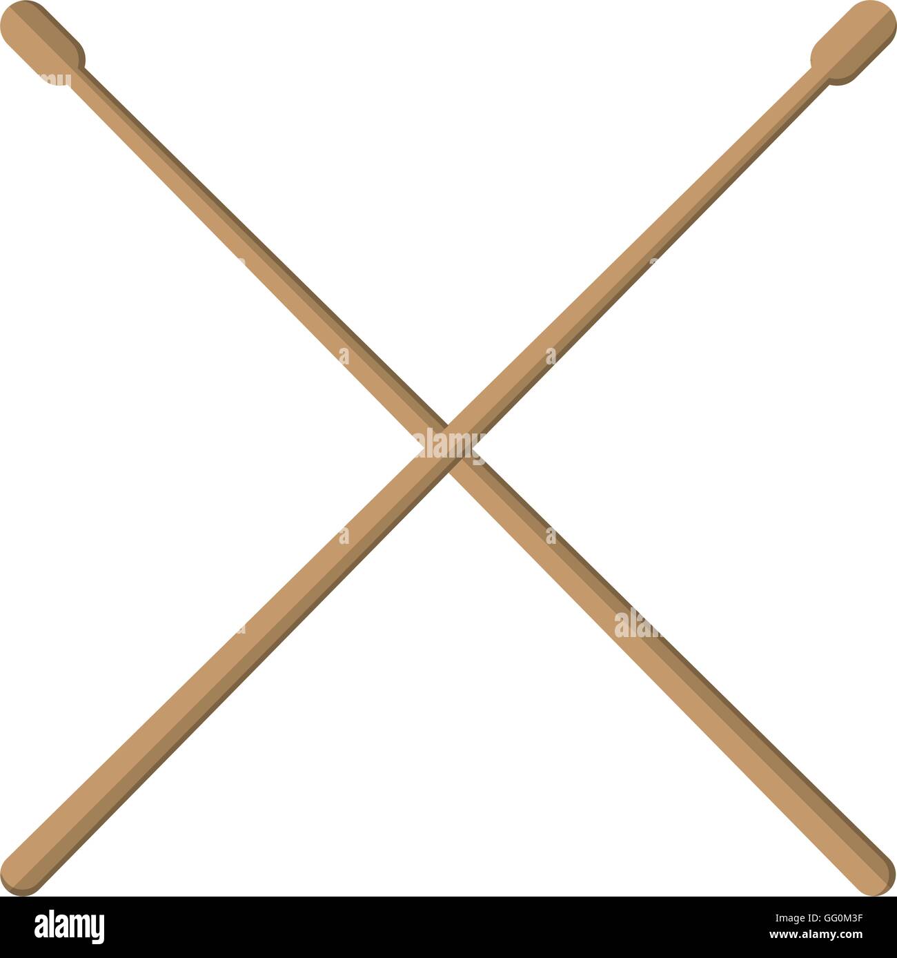 Wood stick horizontal Stock Vector Images - Alamy