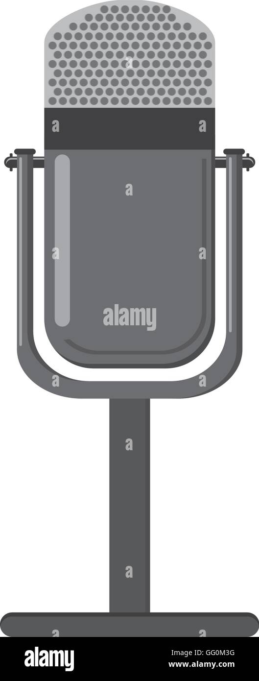 retro microphone icon Stock Vector Image & Art - Alamy