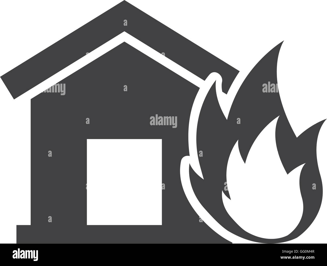house silhouette insurance icon Stock Vector Image & Art - Alamy