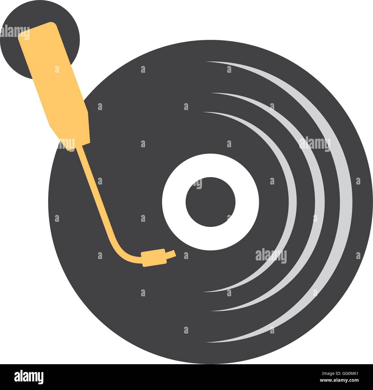 long play disk player icon Stock Vector Image & Art - Alamy