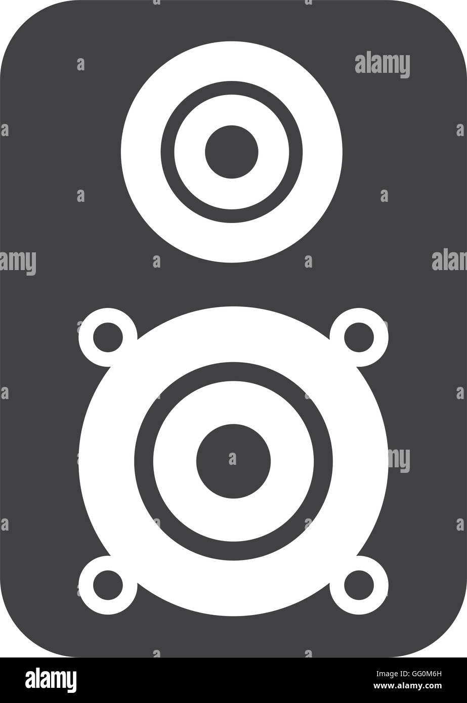 speaker sound silhouette icon Stock Vector Image & Art - Alamy