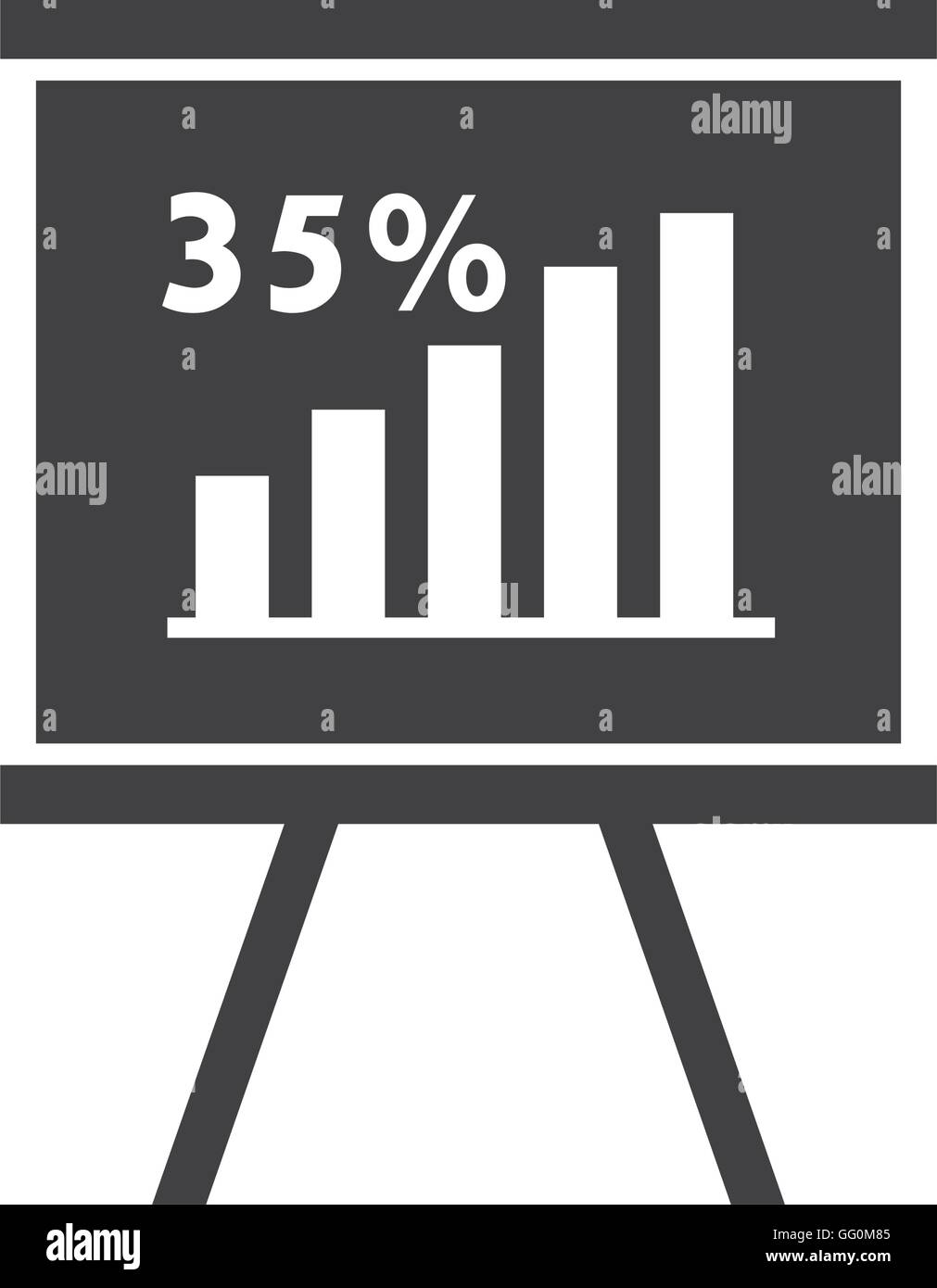 board presentation paper icon Stock Vector Image & Art - Alamy