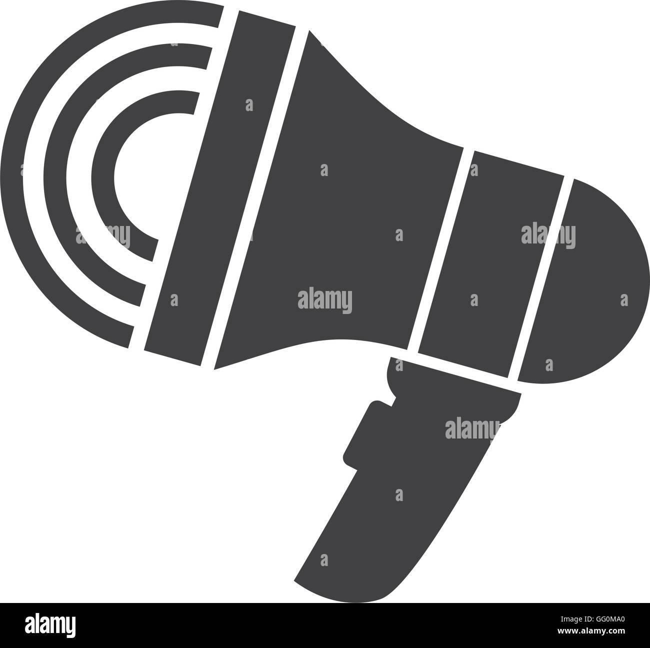 speaker sound silhouette icon Stock Vector Image & Art - Alamy