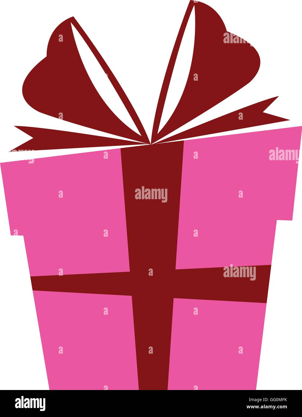 gift box with bow icon Stock Vector Image & Art - Alamy