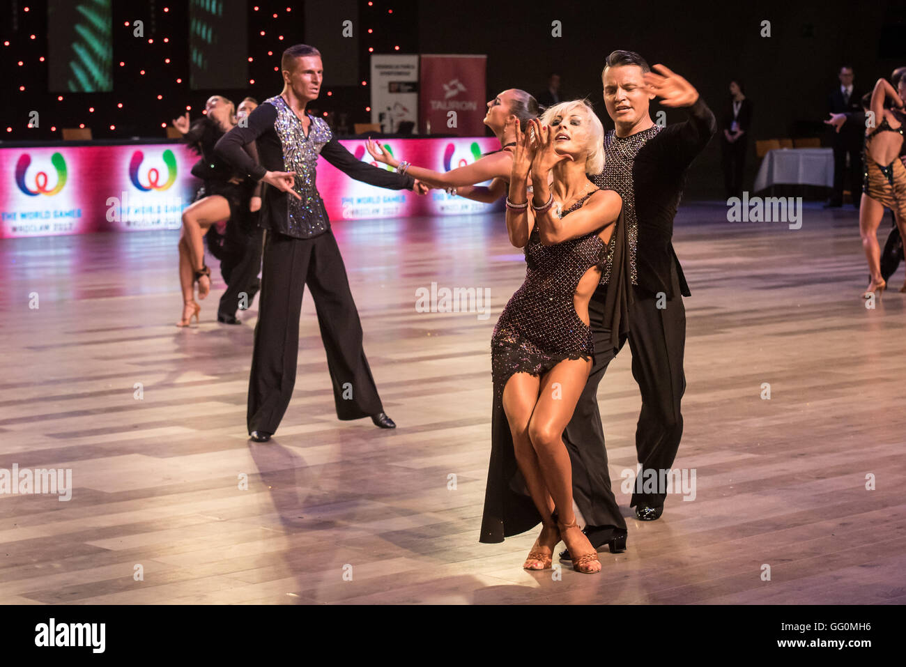 dancers dancing latin dance Stock Photo - Alamy