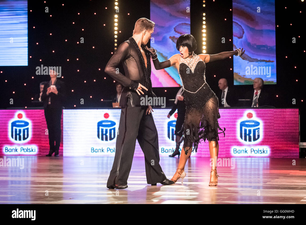 dancers dancing latin dance Stock Photo - Alamy