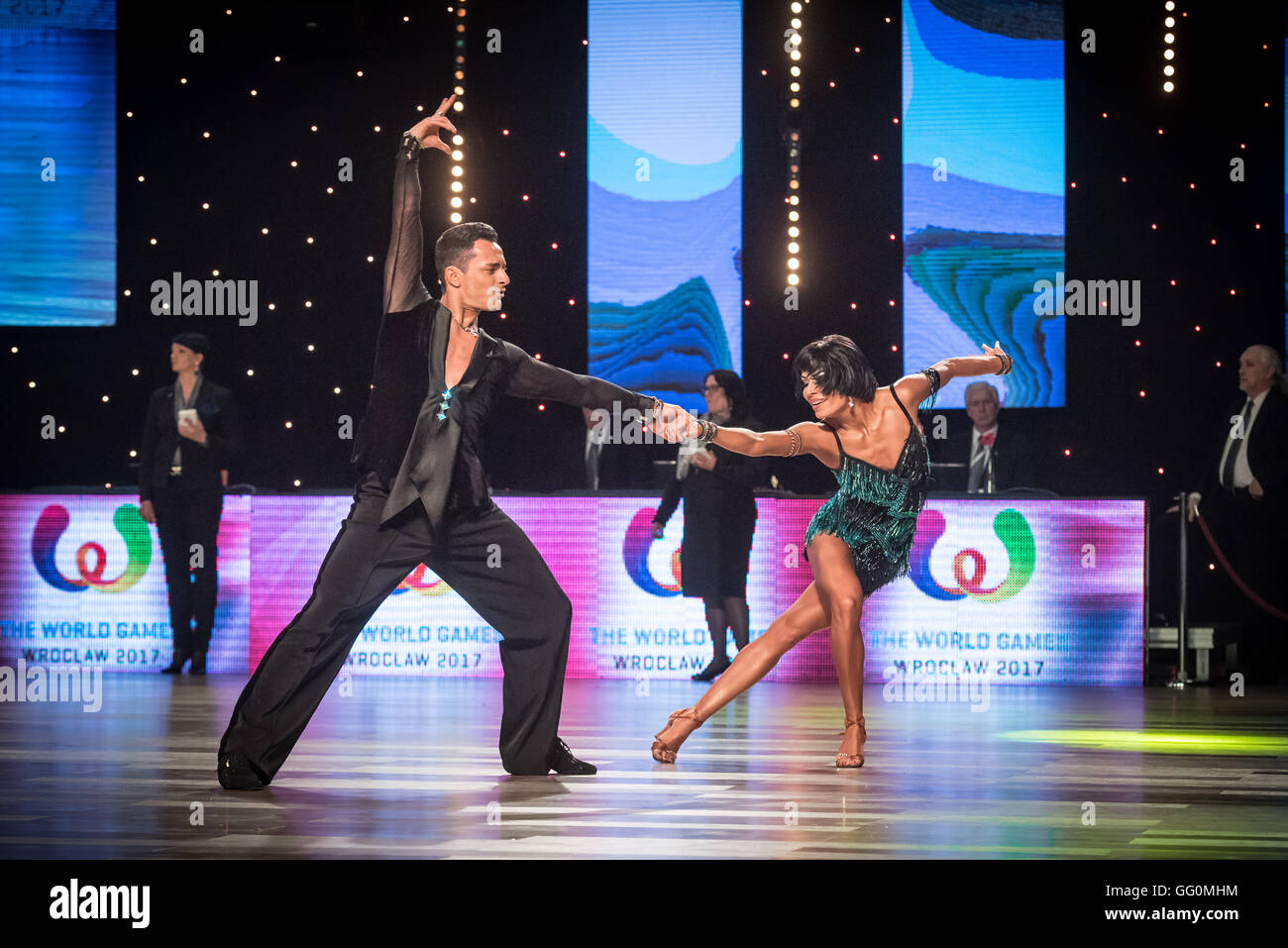 dancers dancing latin dance Stock Photo - Alamy