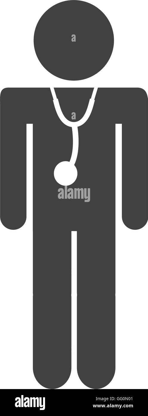 doctor human figure icon Stock Vector Image & Art - Alamy