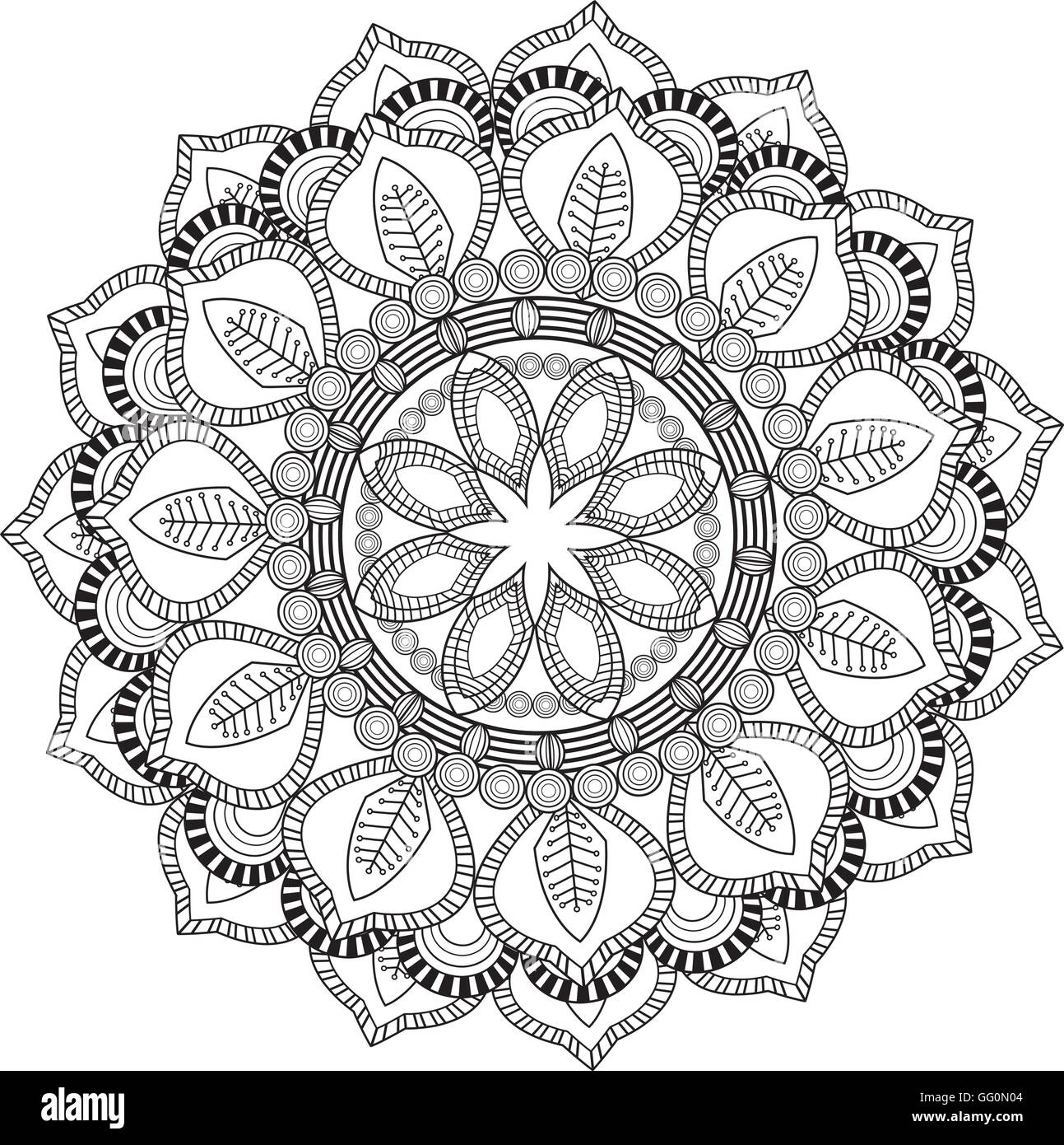 intricate mandala icon Stock Vector Image & Art - Alamy