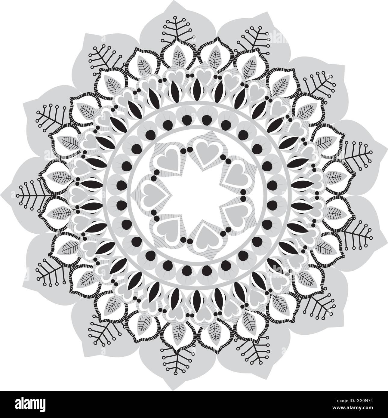 intricate mandala icon Stock Vector Image & Art - Alamy