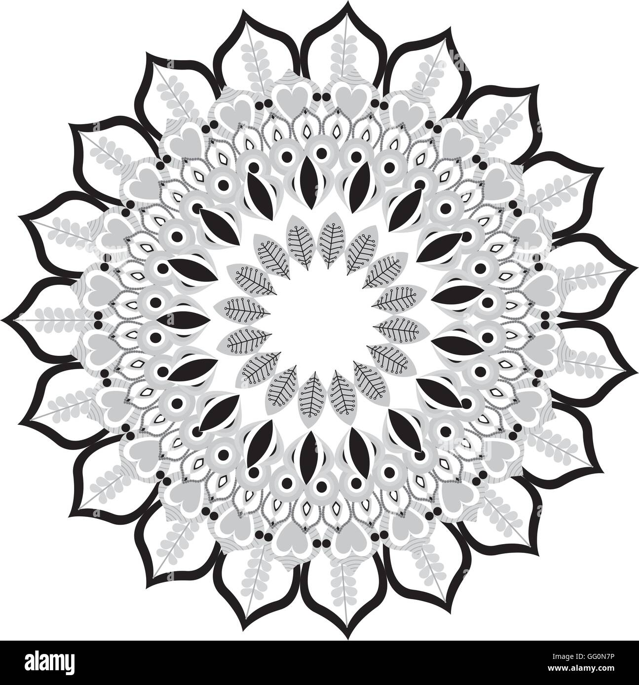 intricate mandala icon Stock Vector Image & Art - Alamy