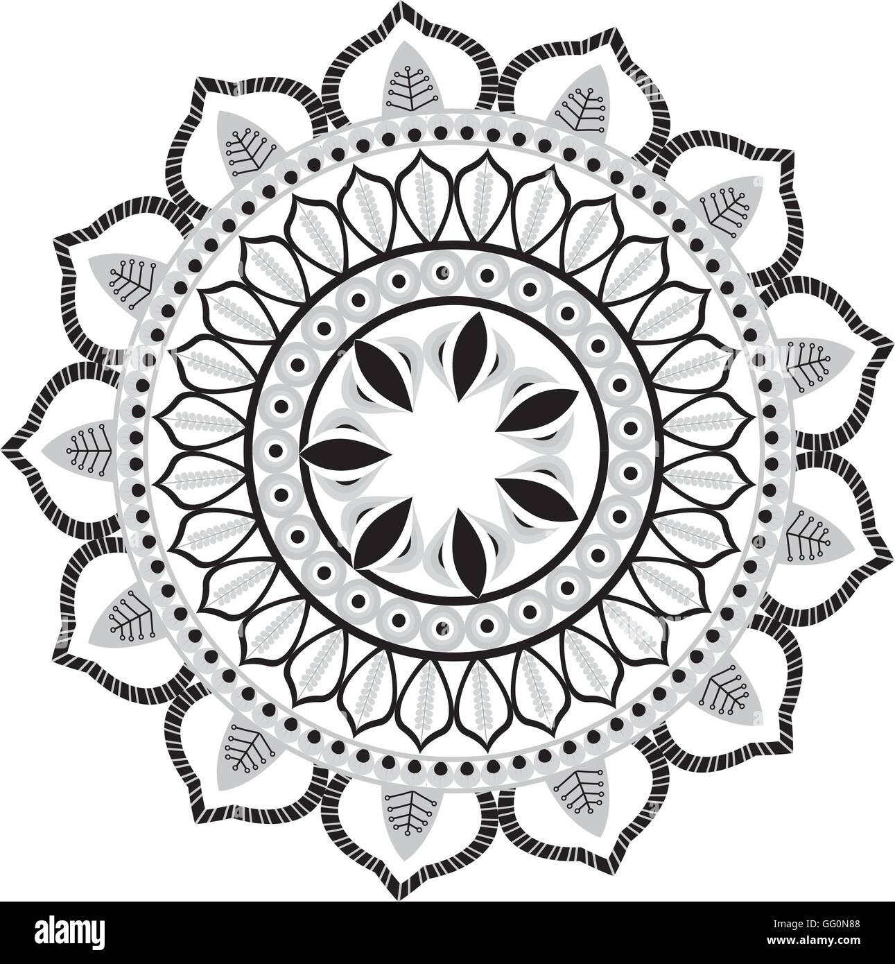 intricate mandala icon Stock Vector Image & Art - Alamy