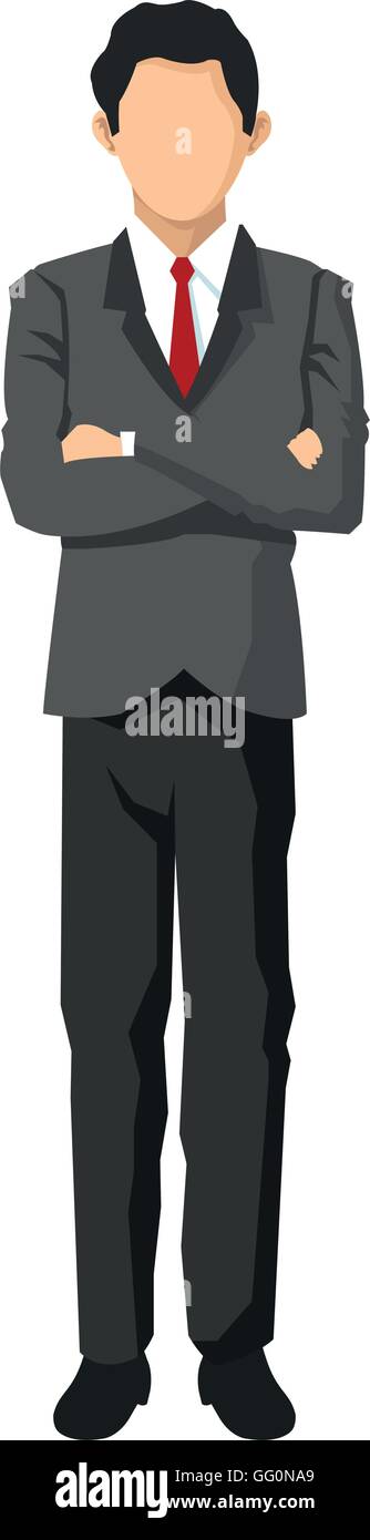single businessman fashion icon Stock Vector Image & Art - Alamy