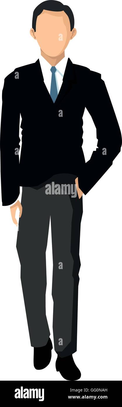 single businessman fashion icon Stock Vector Image & Art - Alamy