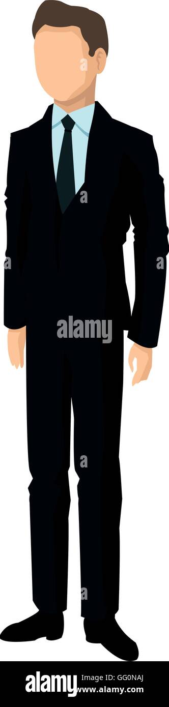 single businessman fashion icon Stock Vector Image & Art - Alamy
