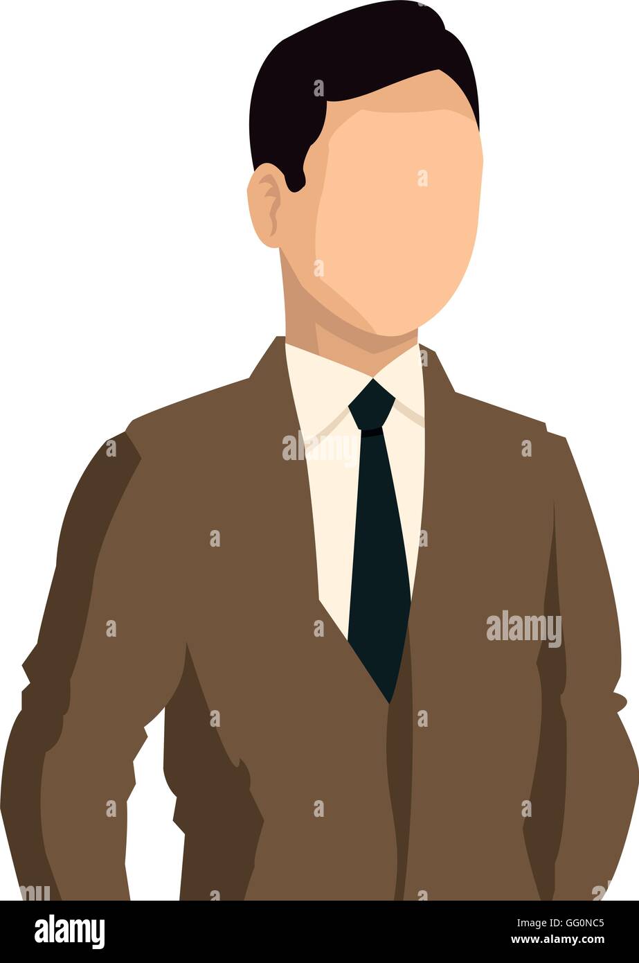 single businessman fashion icon Stock Vector Image & Art - Alamy