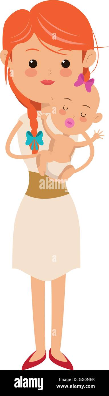 woman carrying baby icon Stock Vector Image & Art - Alamy