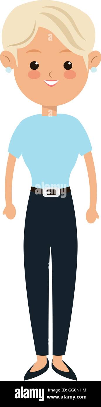 single woman icon Stock Vector Image & Art - Alamy