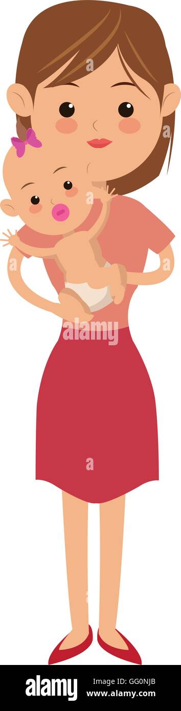 woman carrying baby icon Stock Vector Image & Art - Alamy
