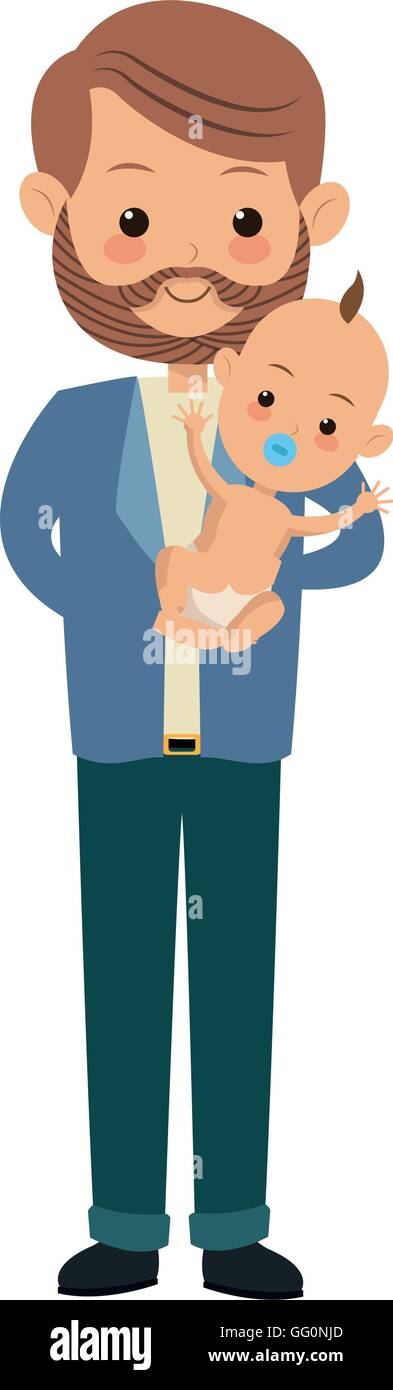 man carrying baby icon Stock Vector Image & Art - Alamy