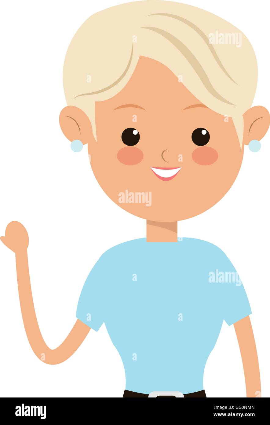 single woman icon Stock Vector Image & Art - Alamy