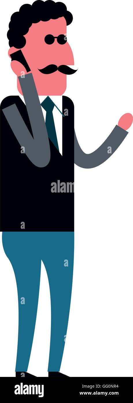 man using cellphone icon Stock Vector Image & Art - Alamy