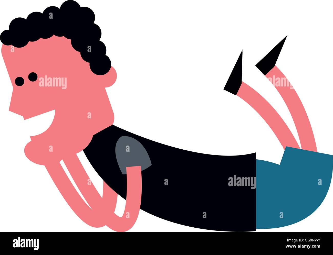 single man lying icon Stock Vector Image & Art - Alamy