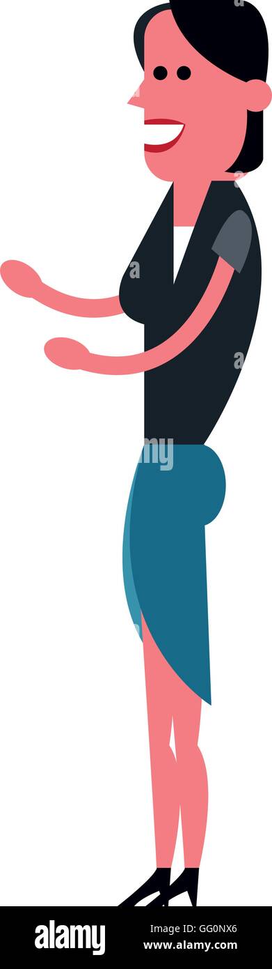 single woman icon Stock Vector Image & Art - Alamy