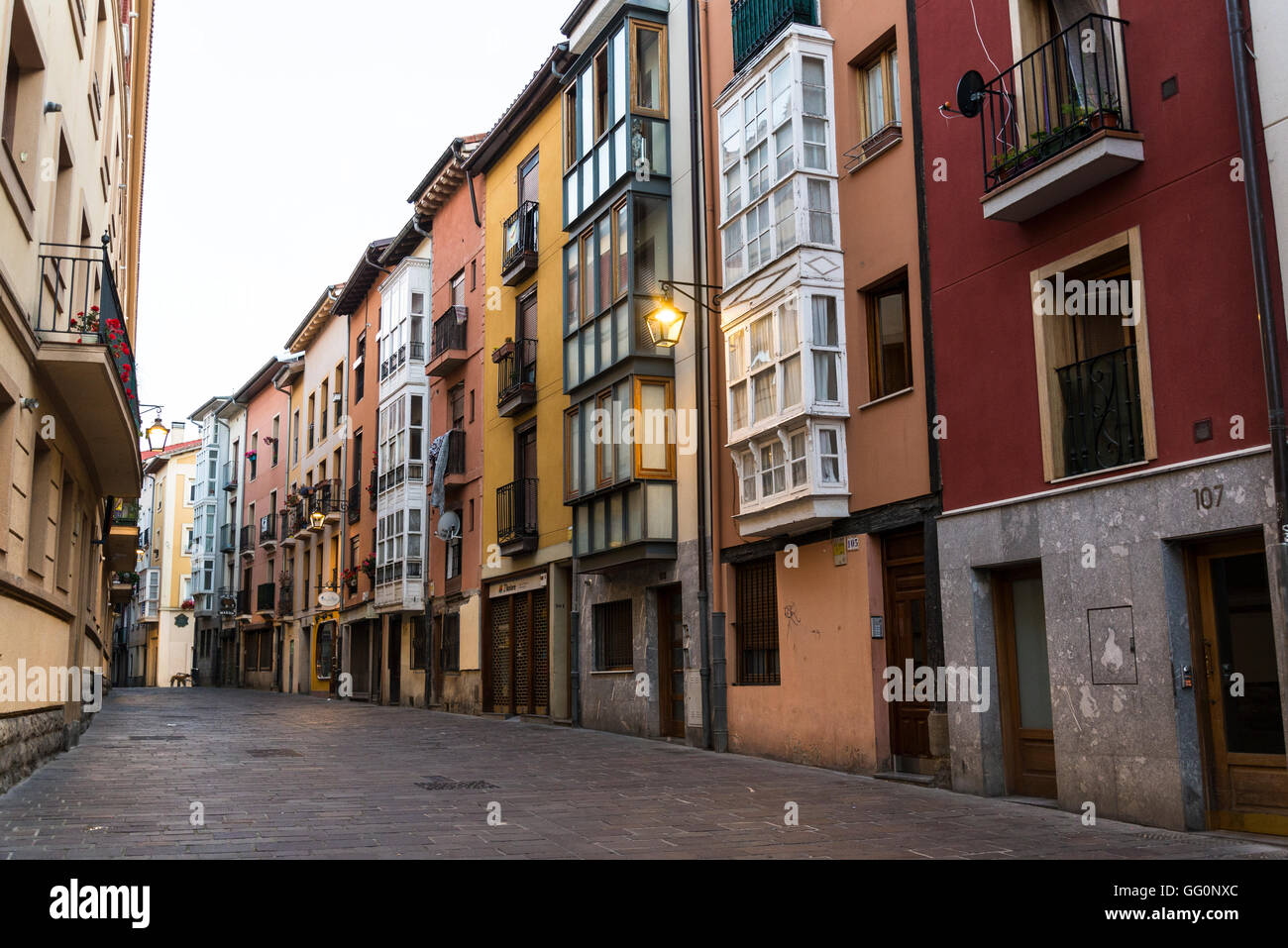 Traditional Houses Of The Basque Country High Resolution Stock ...