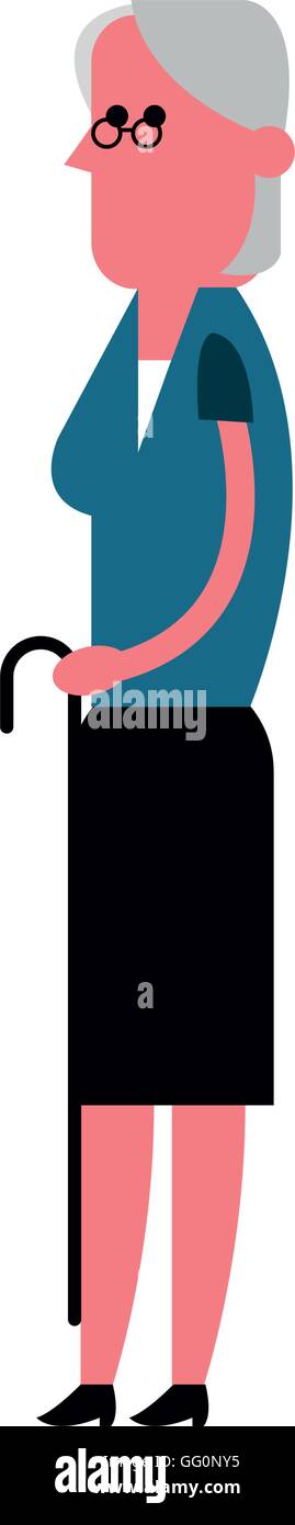 elder woman icon Stock Vector Image & Art - Alamy