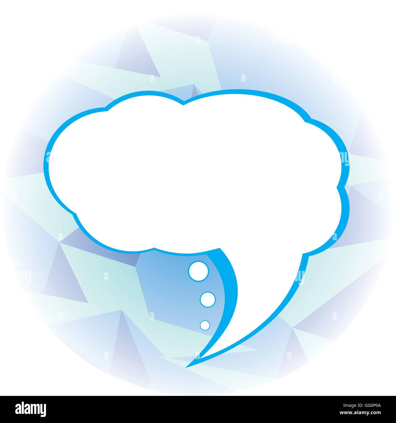 Isolated bubble chat on a textured background Stock Vector Image & Art ...