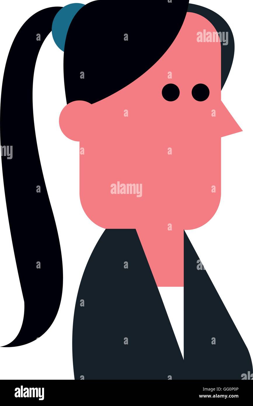 single woman icon Stock Vector Image & Art - Alamy