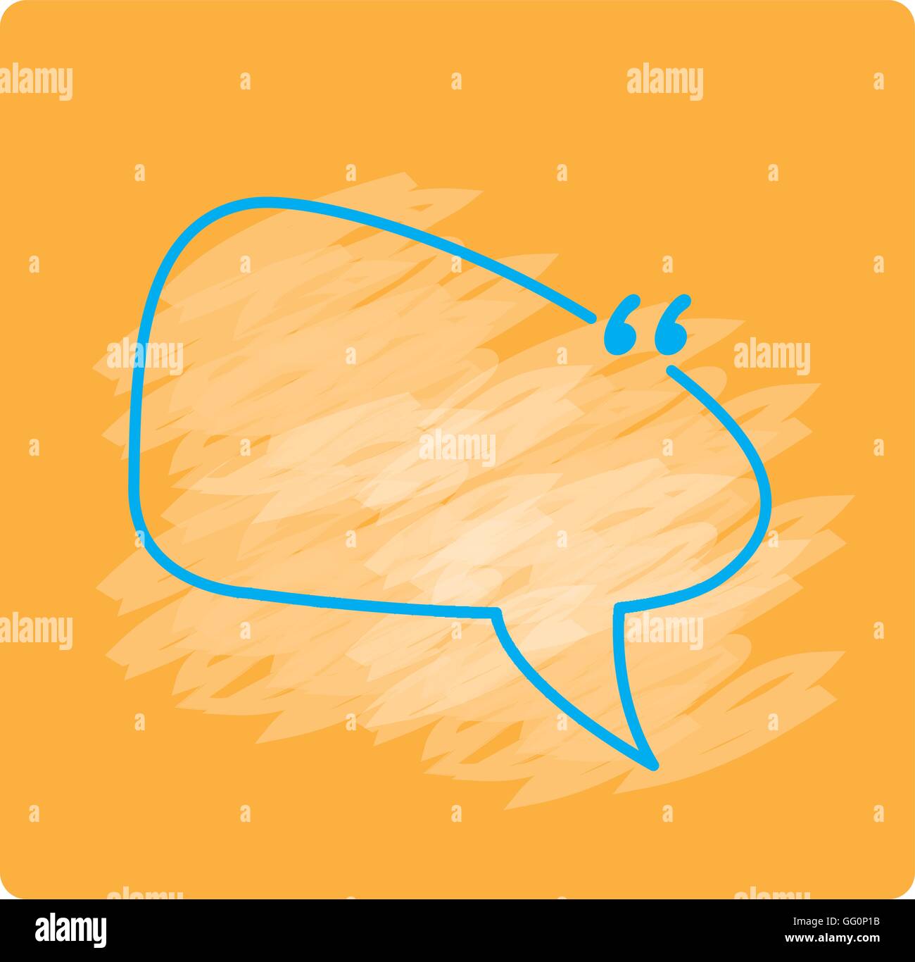 Isolated bubble chat with texture on a colored background Stock Vector ...
