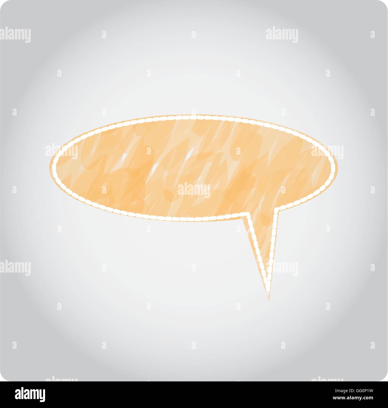 Isolated bubble chat with texture on a colored background Stock Vector ...