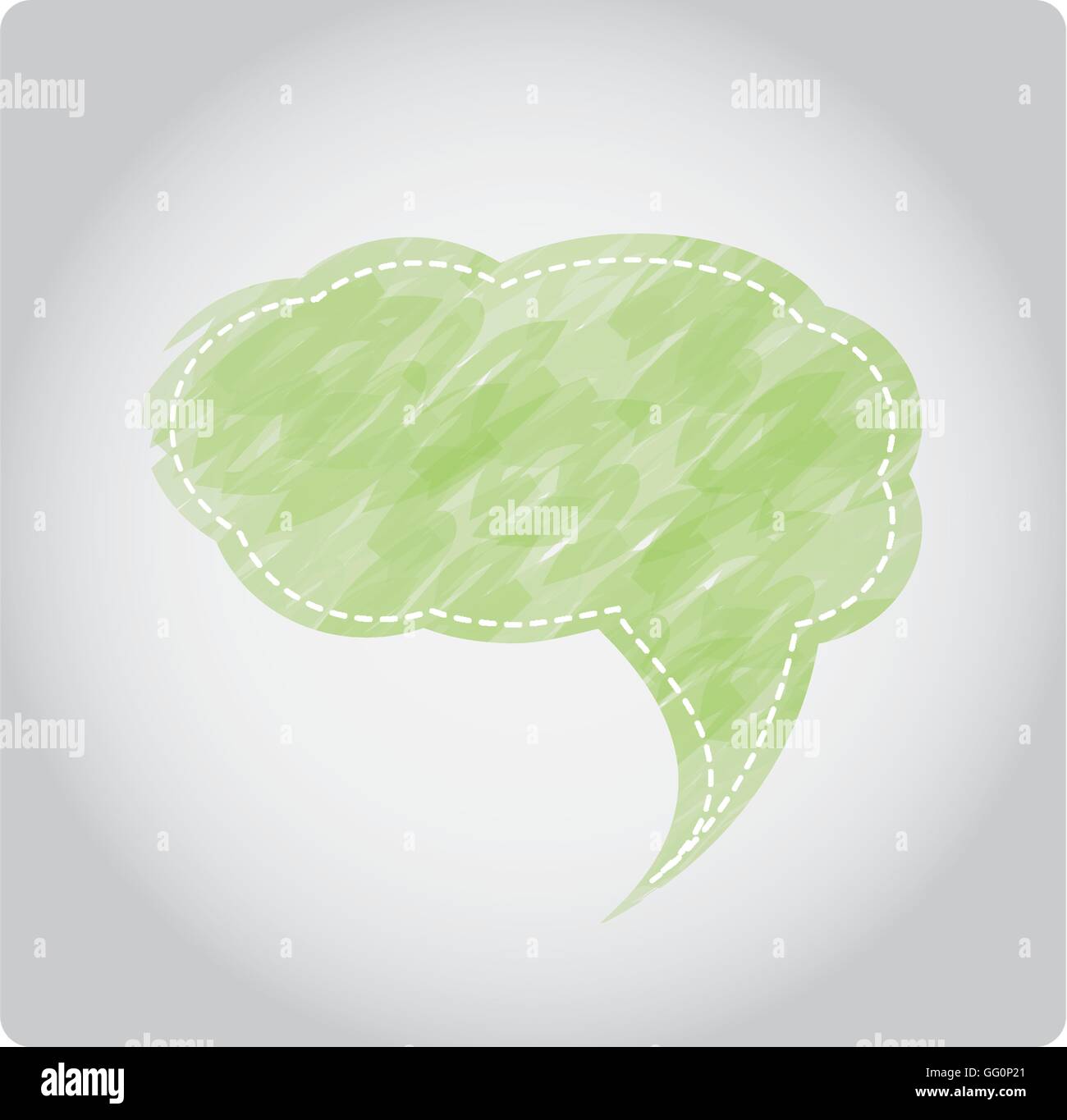 Isolated bubble chat with texture on a colored background Stock Vector ...