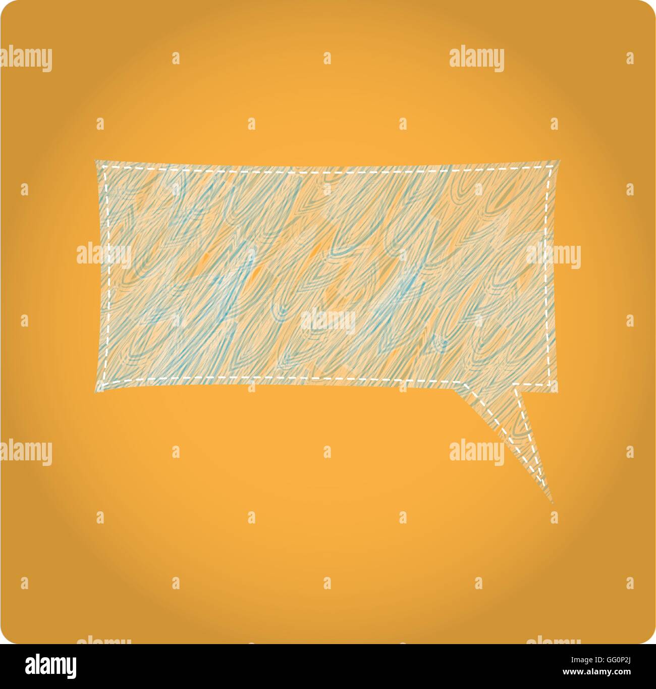 Isolated bubble chat with texture on a colored background Stock Vector ...