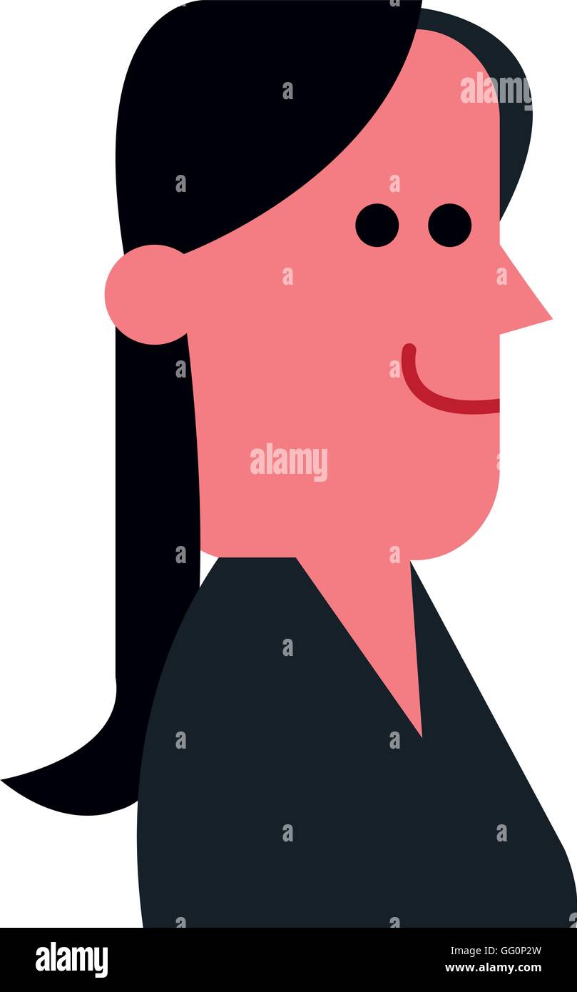 single woman icon Stock Vector Image & Art - Alamy