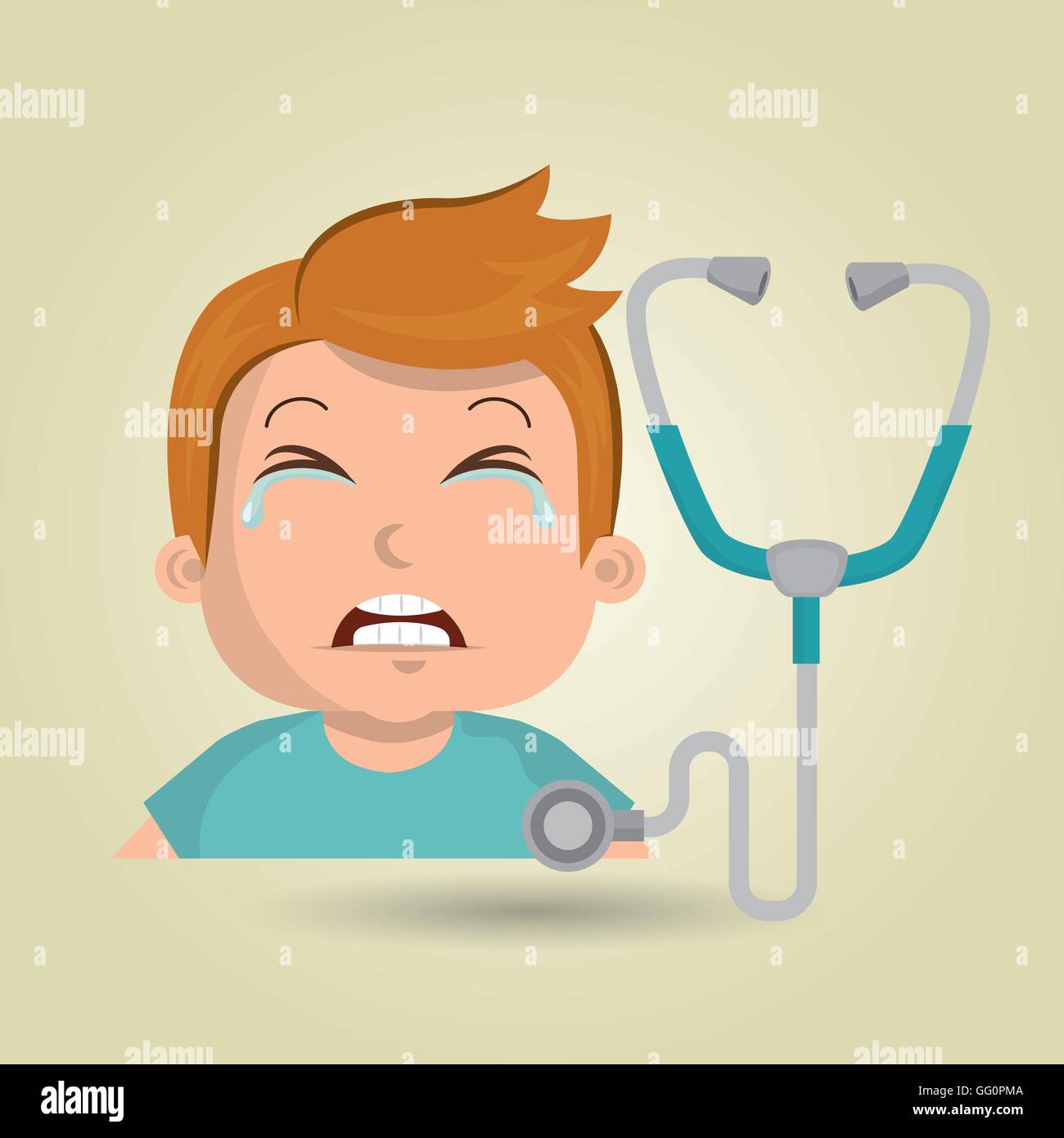 Syringe crying baby injection hi-res stock photography and images - Alamy