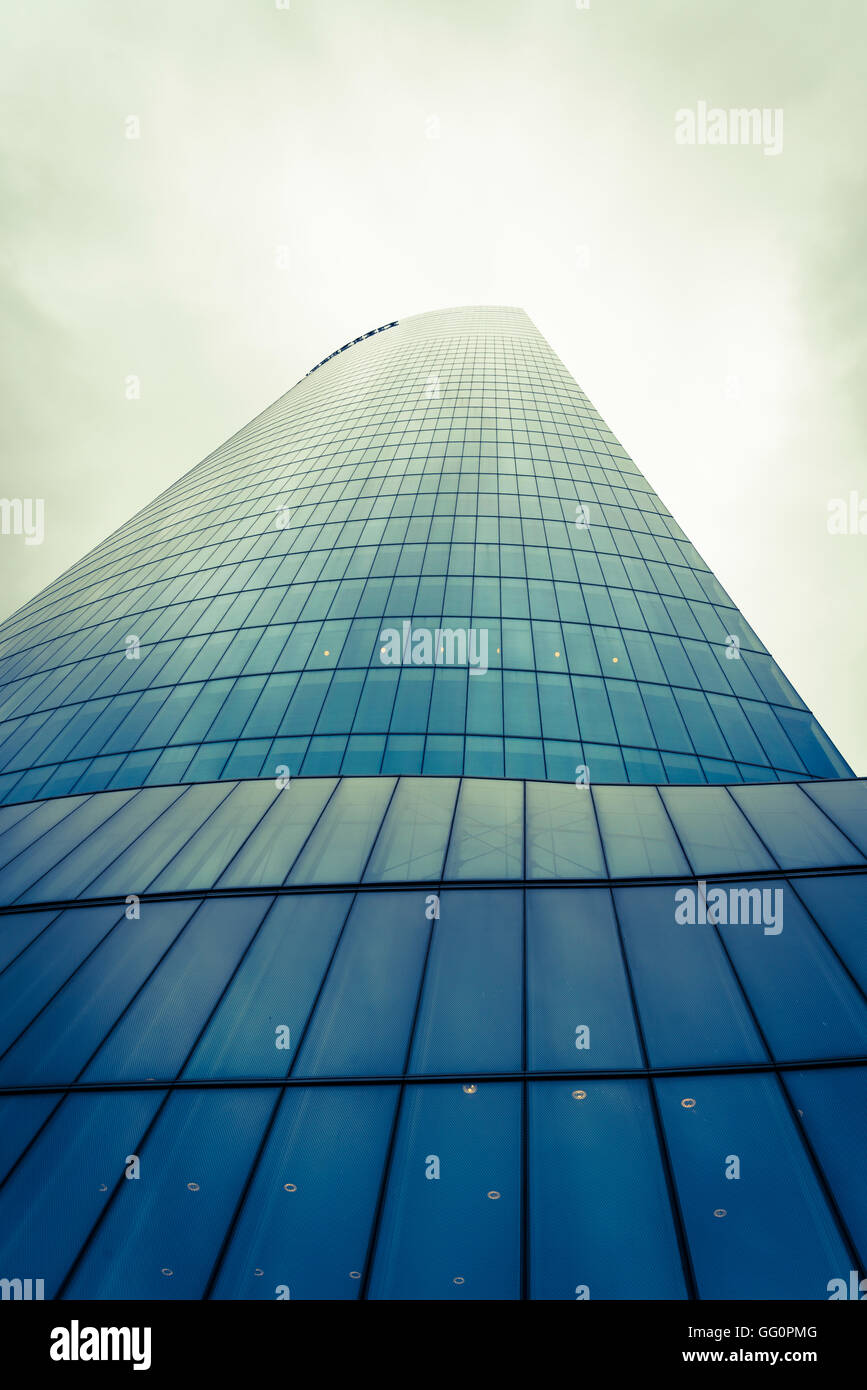 Iberdrola Tower, highest building in Bilbao, Basque Country, Spain ...