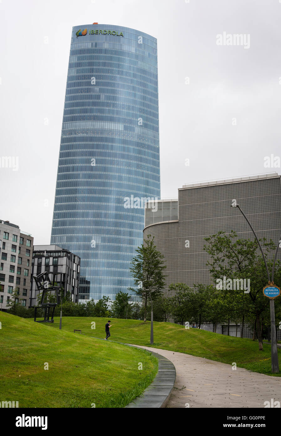 Bilbao iberdrola tower hi-res stock photography and images - Alamy